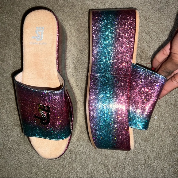 Shane Justin | Shoes | Shane Justin Cotton Candy Platforms | Poshmark